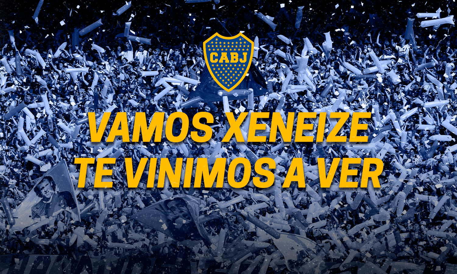 Vamos Xeneize te vinimos a ver